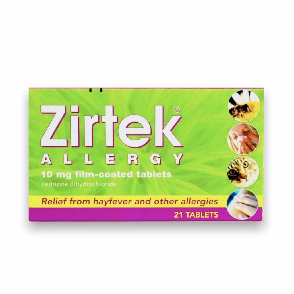 Buy Zirtek 10mg Allergy Tablets Online | My Pharmacy