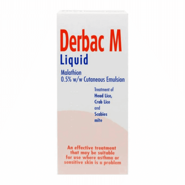 Buy Derbac M Liquid 150ml Online | Head Lice Treatment