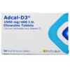 Buy Adcal-D3 1500 mg/ 400 IU Chewable Tablets Online