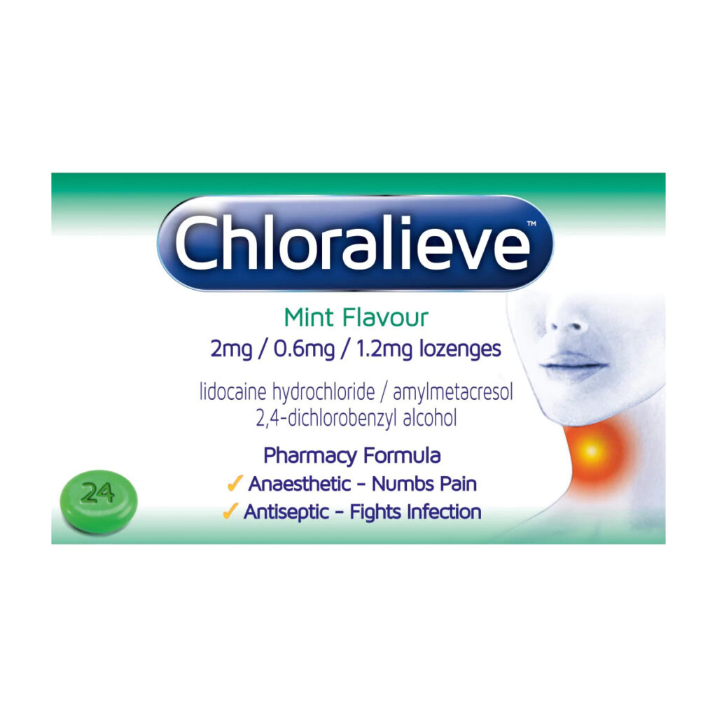 Buy Chloralieve Mint Lozenges Online | My Pharmacy UK