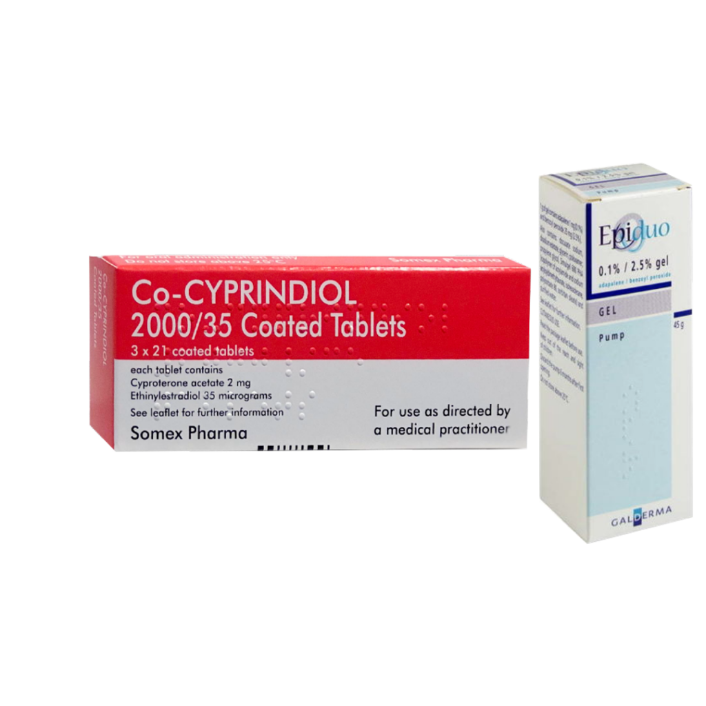 Buy Co-cyprindiol & Epiduo Gel Online | My Pharmacy UK